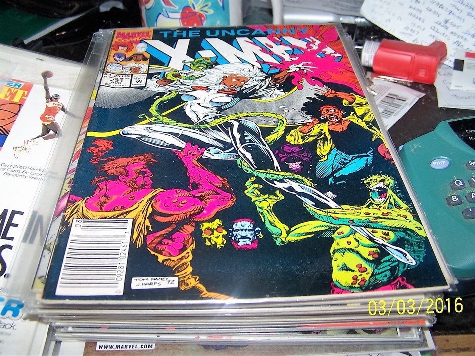 UNCANNY X-MEN #291 1992 MARVEL STORM VS MORLOCKS Callisto NEWSTAND ...