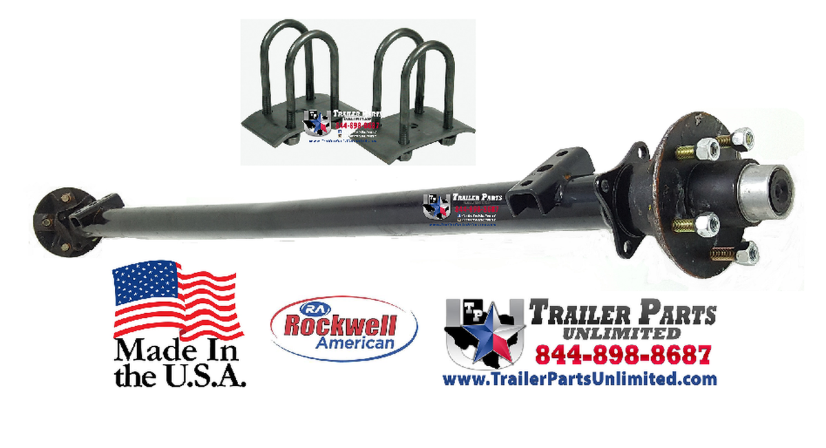 Utility Trailer Axle Kits 2,000 Lb Trailer Kits Delivered In 24 Hours