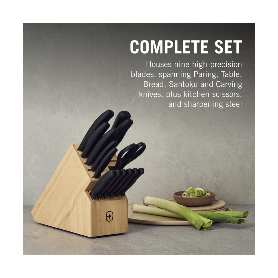 Victorinox Swiss Classic Knife Block - Kitchen Knife Set with Block for ...