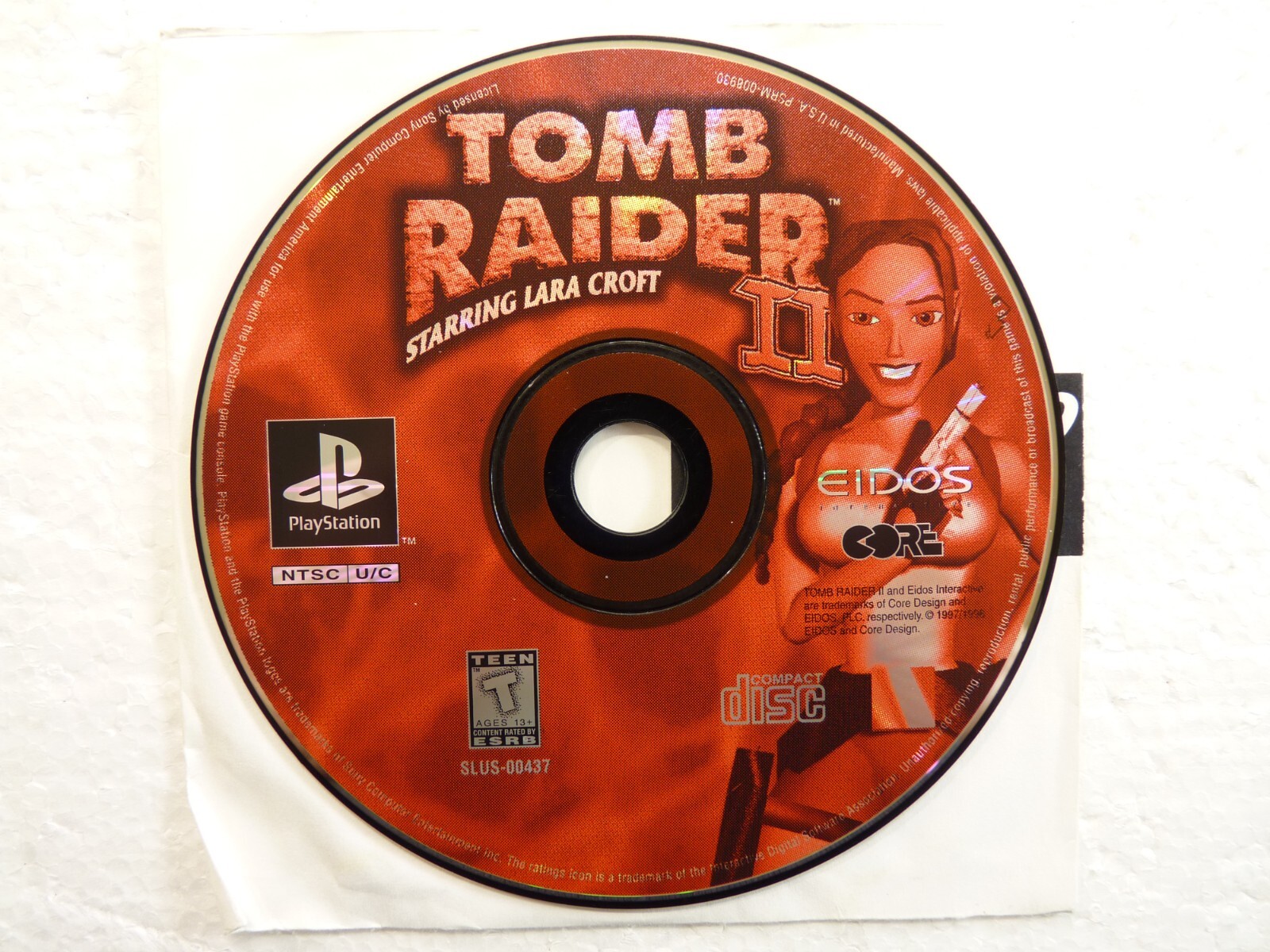 Tomb Raider II [2, Black Label] (PlayStation 1, 1998) PS1 Disc Only ...