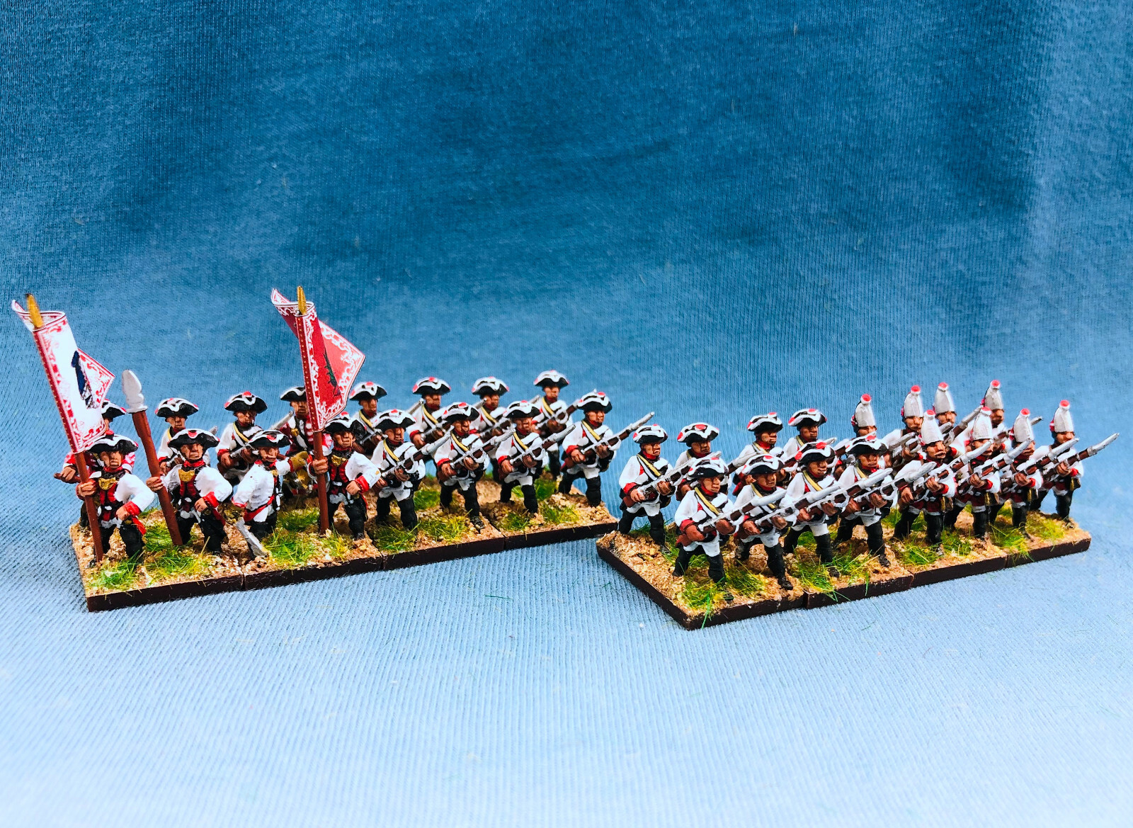 15mm Seven Years War WGS painted Saxony Königin Infantry YA20-1 | eBay