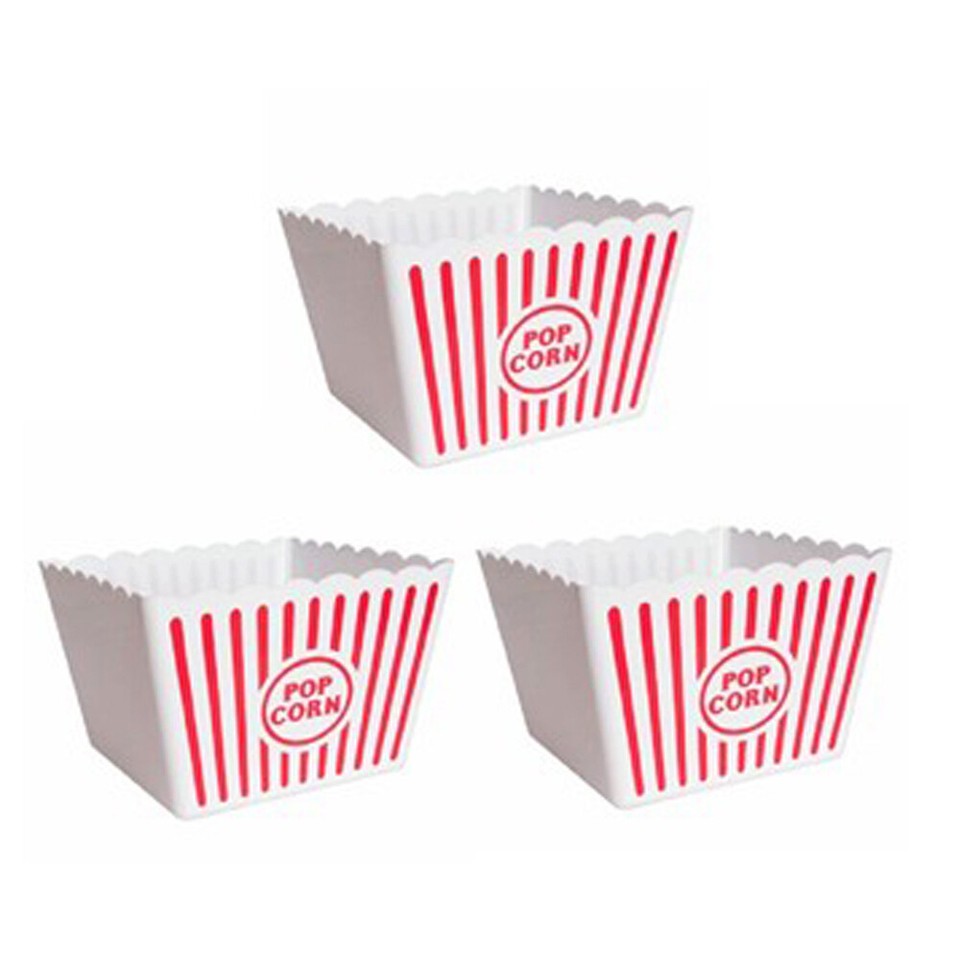 Plastic Popcorn Containers Popcorn Boxes Classtic Popcorn Bucket Movie Light | eBay