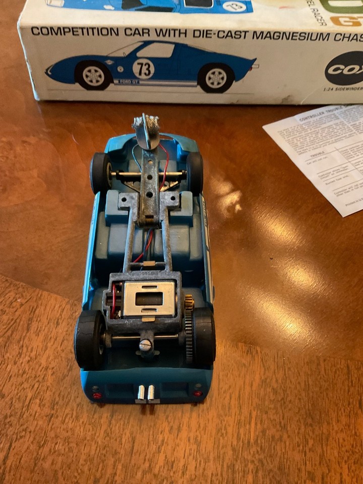 COX 1:24 SCALE FORD GT 40 SLOT CAR Die Cast Magnesium Chassis | eBay
