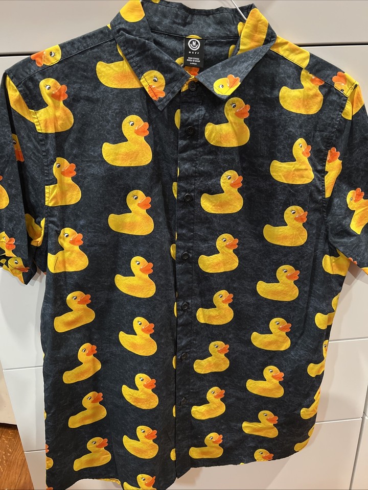 NEFF Trippy Rubber Duck Button Down Shirt | eBay.de