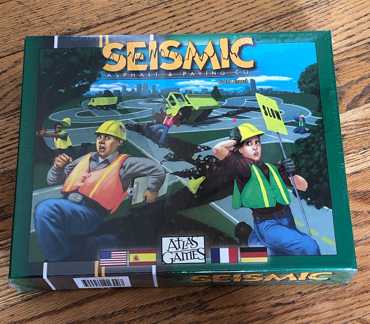 Seismic (Board Game) Atlas Games strategy hex tile roads San Andreas ...