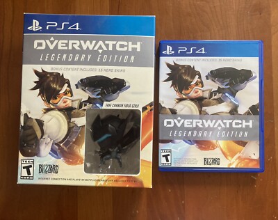Overwatch Legendary Edition Bundle Carbon Fiber Genji Sony PS4 Very ...