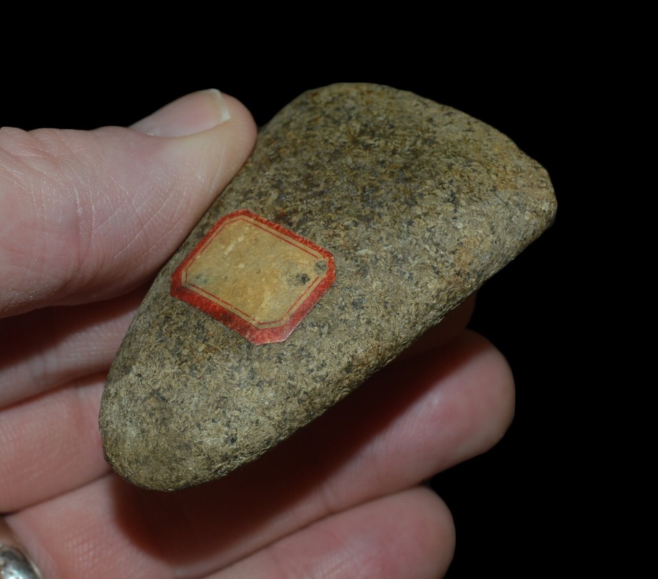 Miniature Celt Missouri Authentic Indian Artifact Tool Hardstone