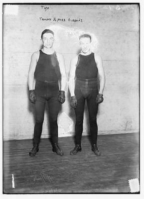 Tommy Gibbons,1891-1960,heavyweight boxer,Mike Gibbons,1887-1956 ...
