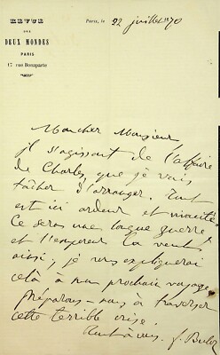 L.A.S François BULOZ revue des deux Mondes à Guillaume FOREST guerre ...