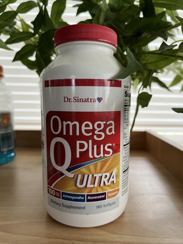 Dr Sinatra Omega Q Plus Ultra Advanced Support Heart Health 180ct Exp ...