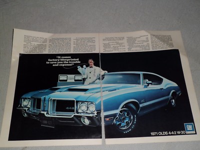 VARIOUS OLDSMOBILE 442 AD / ARTICLES COLOR / BLACK & WHITE | eBay