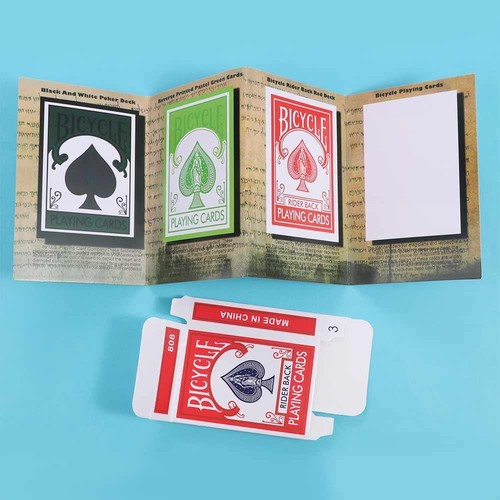 Gimmick Props 3D Advertising Magic Tricks Card Close Up Children Toys ...