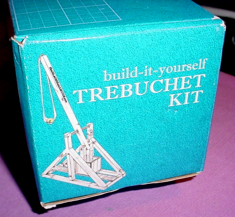 1/20 Scale TREBUCHET CATAPULT 19" Tall DIY Wood Kit Medievel Siege ...