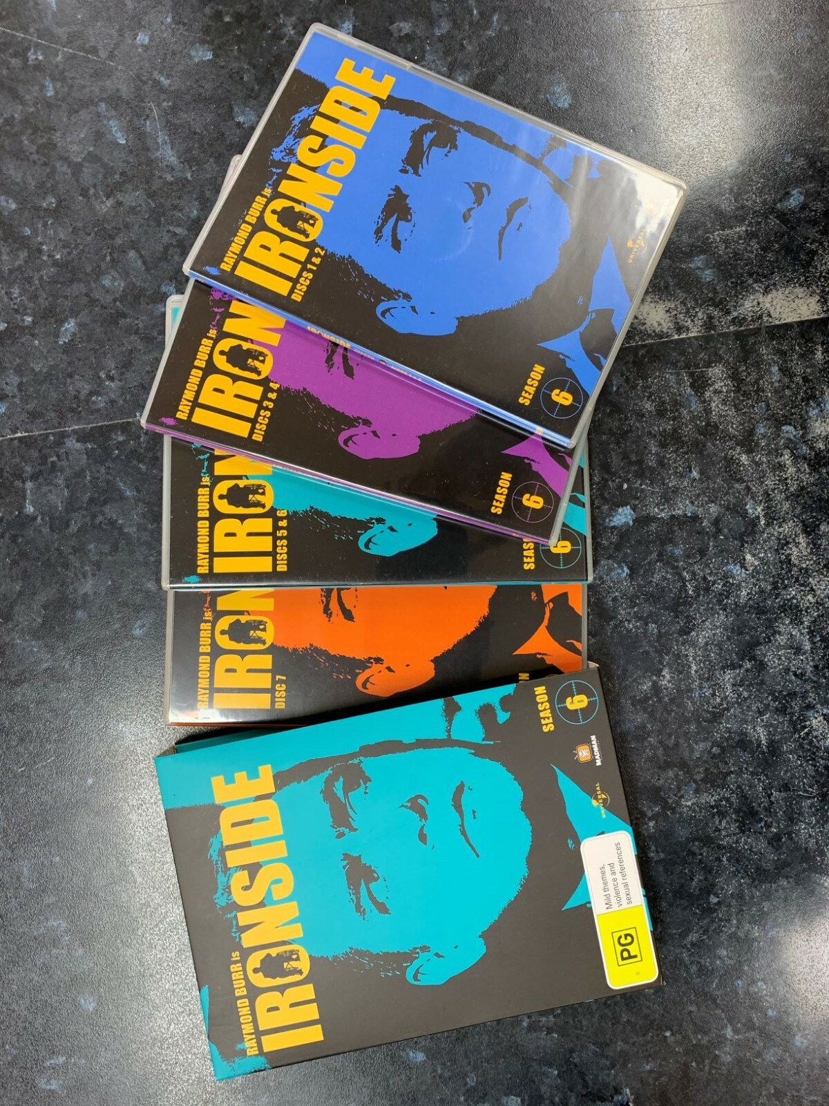 IRONSIDE SEASON 6 DVD set REGION 4 Raymond Burr SIXTH SERIES Perry ...