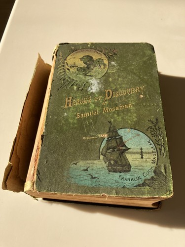 VINTAGE HEROES OF DISCOVERY SAMUEL MOSSMAN W/AWARD CITATION 1897 U. OF ...
