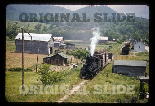 Orig 1960 Slide - Graham County Railroad Shay North Carolina Lumber ...