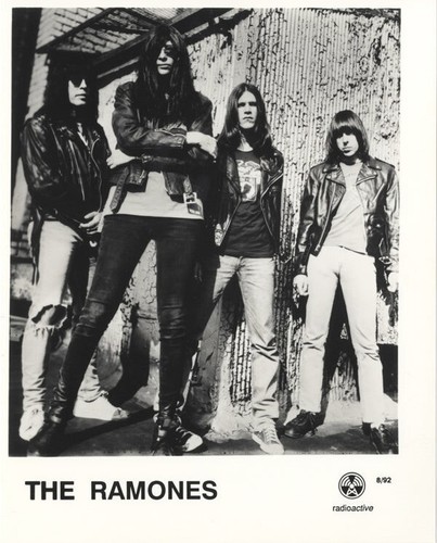 The Ramones Vintage Band Publicity Pose Radioactive Records Original ...