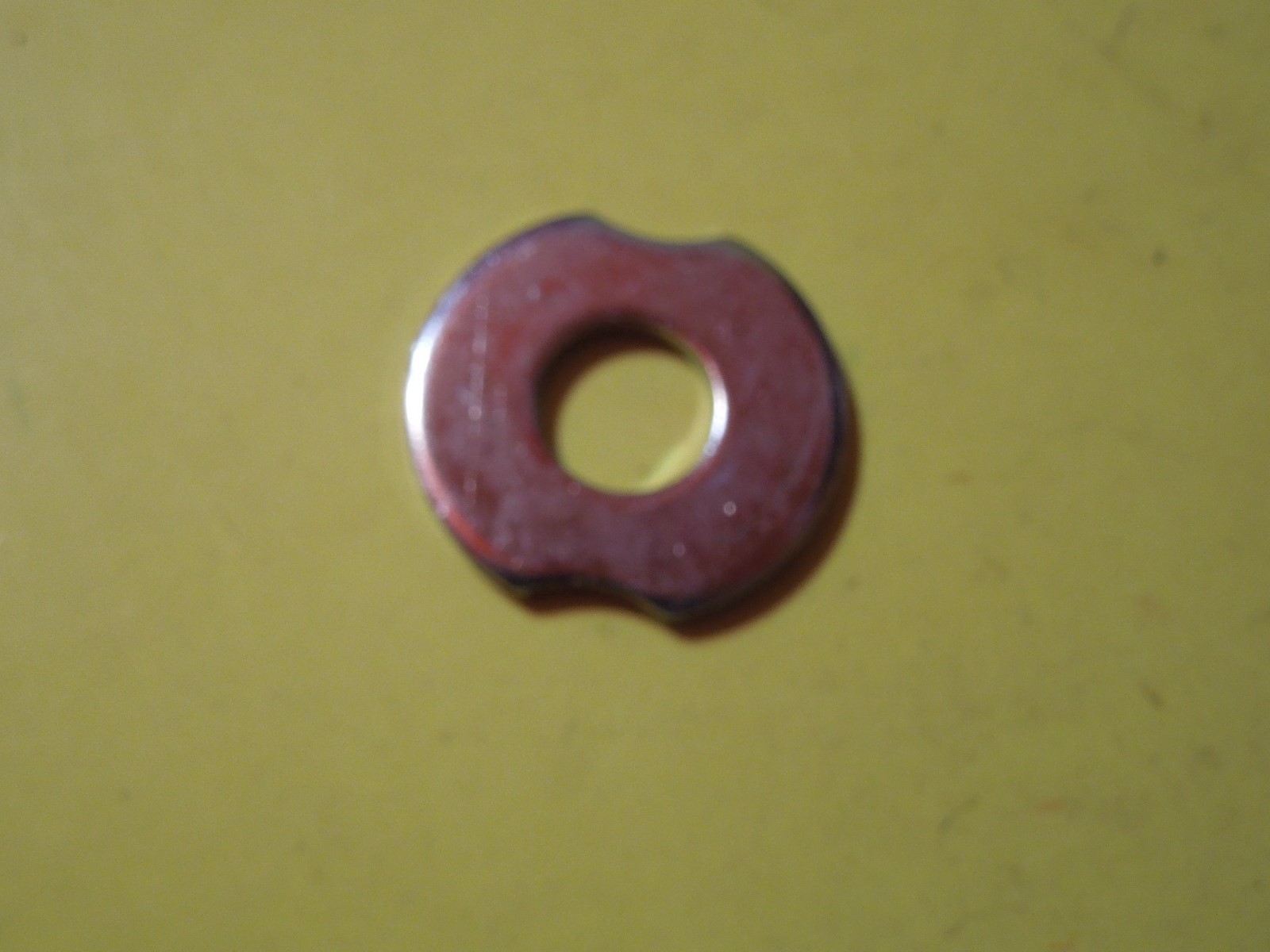 1 NOS OEM Harley Davidson 1/2" x 1 1/4" x 1/8" Notched Washer P/N 6753 ...