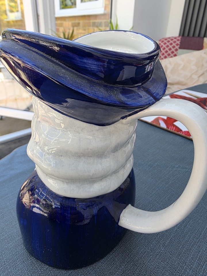 70s vintage pottery Toby jugs by Arthur Wood & Sons. Quaker man jug ...