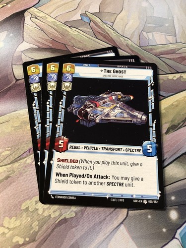 X3 The Ghost 050 Star Wars Unlimited Spark Of Rebellion SOR Playset | eBay