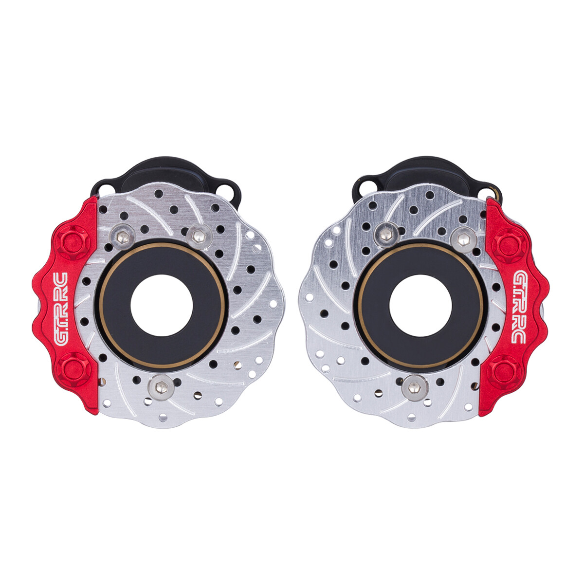 1/10 Scale RC Crawler Car Brake Rotors Disc Calipers Set for Traxxas ...