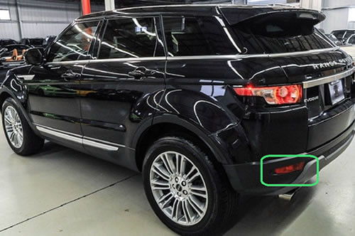 GENUINE LAND ROVER REAR BUMPER LAMP FOG RANGE ROVER EVOQUE LH NEW ...