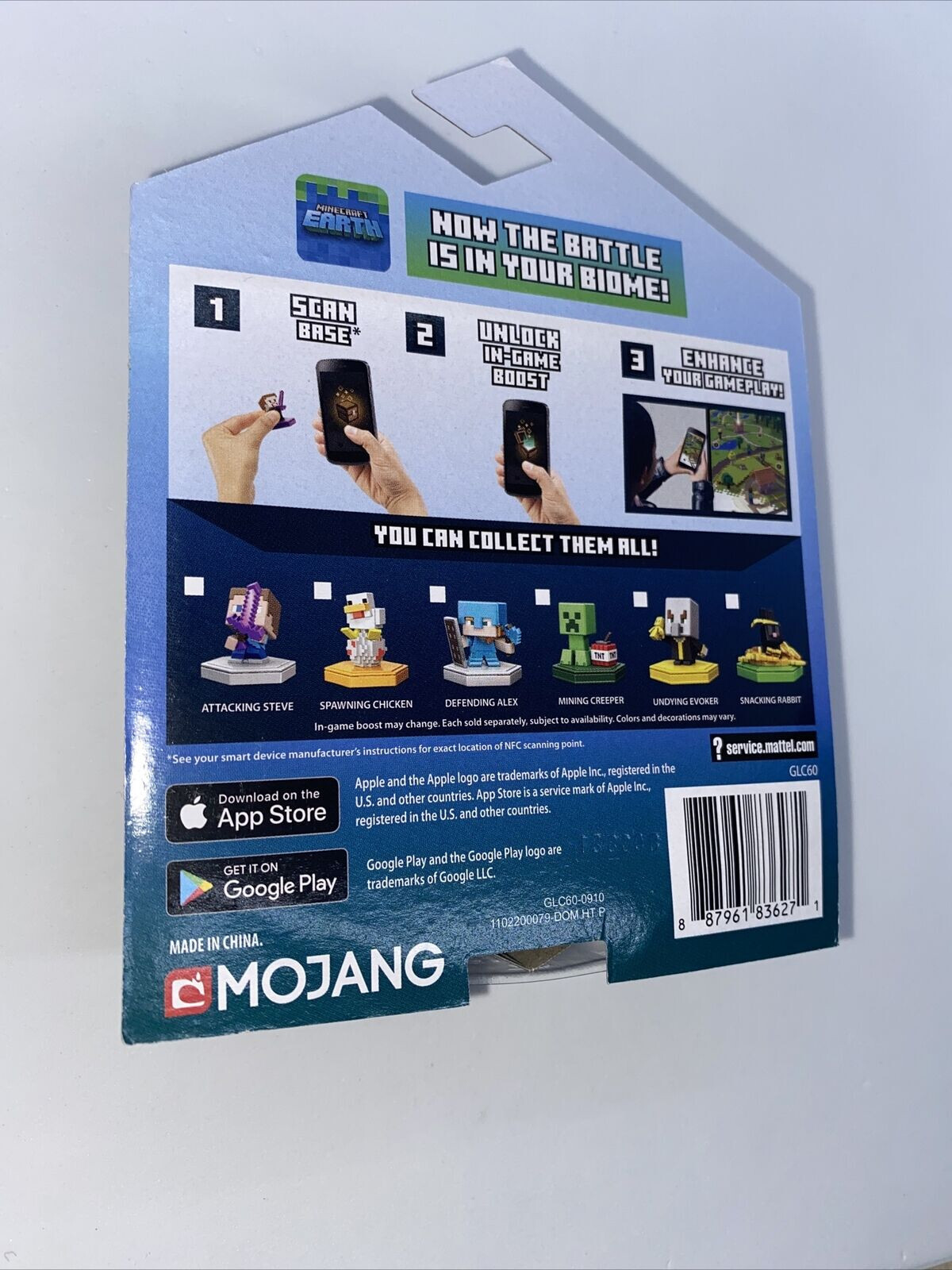 Minecraft Earth Boost Minis Hoarding Skeleton & Crafting Villager 2 ...