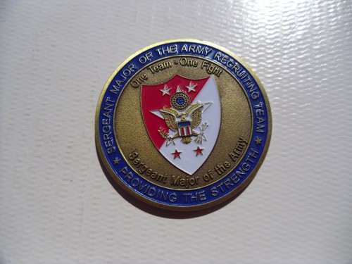 Sergeant Major Of The Army Recruiting Team Challenge Coin | eBay
