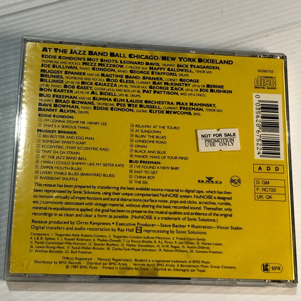 At The Jazz Band Ball Chicago/New York Dixieland CD Jazz | eBay Australia