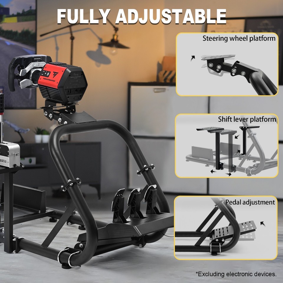 Marada Racing Cockpit With TV Stand & Seat Fit Logitech G29 G920 G923 ...