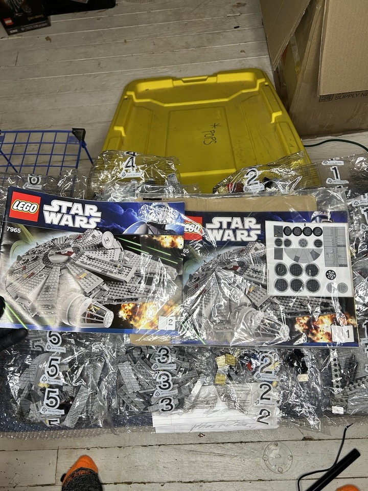 LEGO Star Wars: Millennium Falcon (7965) Open Box Sealed Bags ...
