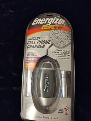 Energizer Energi To Go Instant Cellphone Cell Phone Charger Sprint ...