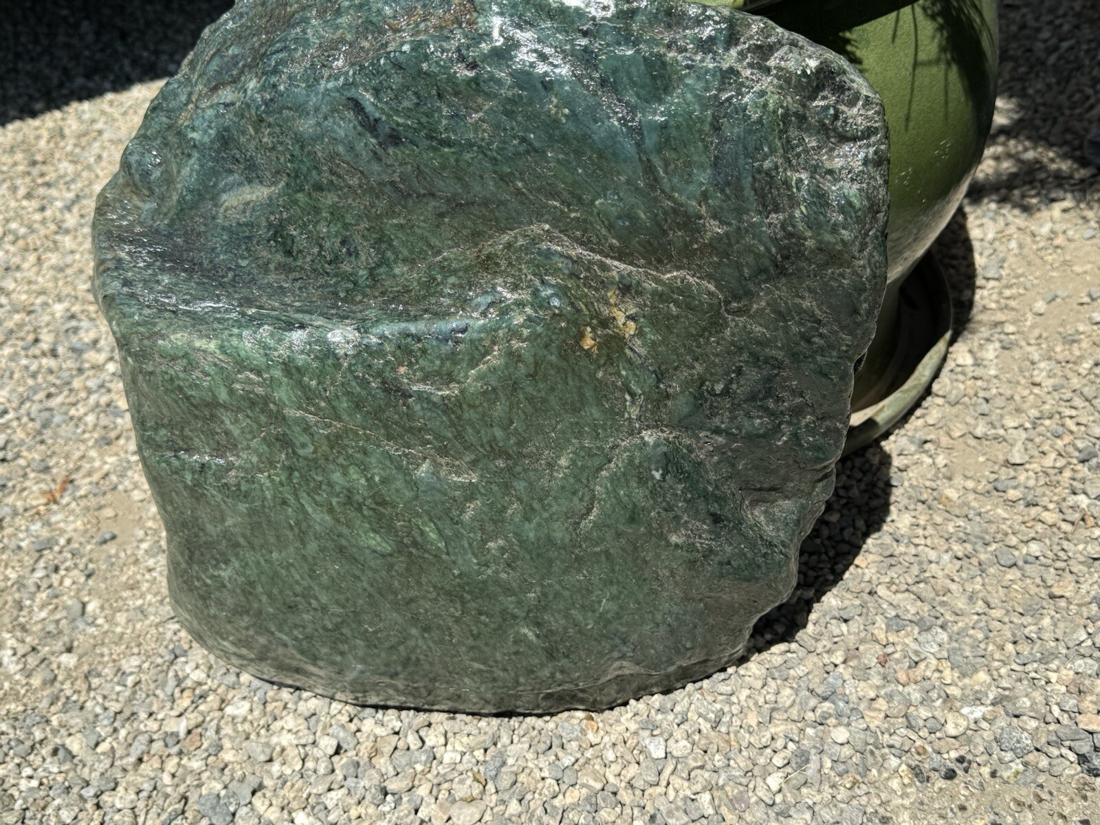 Big Sur Jade Vulcan Ocean Polish Boulder Nephrite Jade Stone Monterey ...