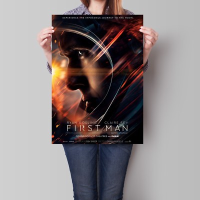 First Man Movie Poster 2018 Ryan Gosling A2 A3 | eBay UK
