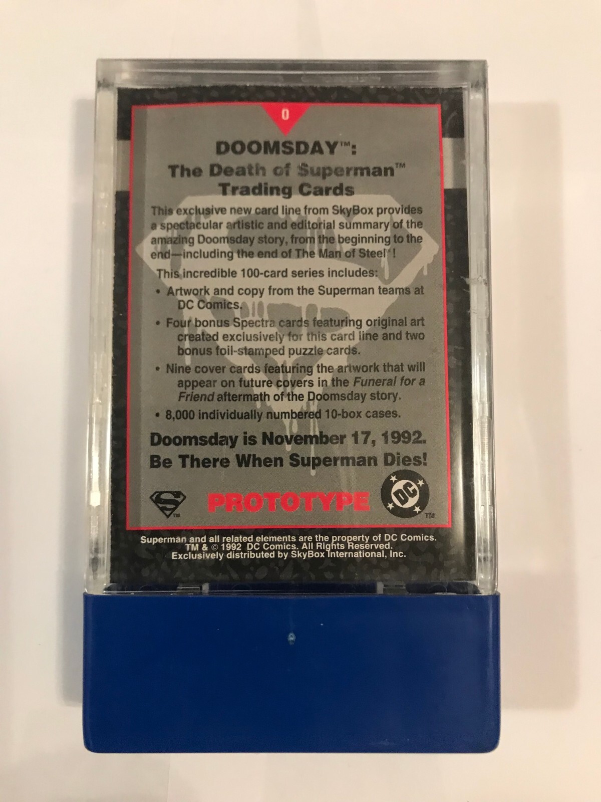 Doomsday Promo Prototype Cards Sealed Signed by Jerry Ordway + Brett ...