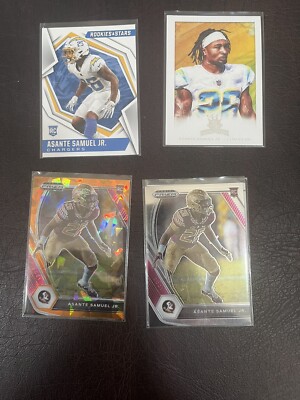 2021 ROOKIE Lot 4X Asante Samuel Orange Ice RC Chargers | eBay