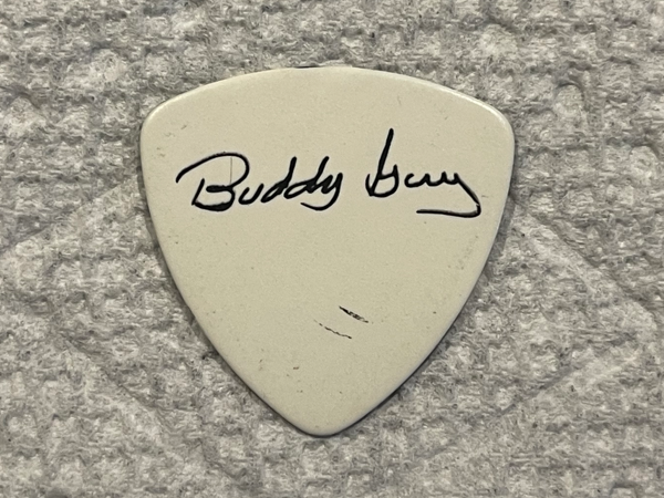Buddy Guy Guitar Pick Concert Tour Signature Plectrum Stage Used Blues ...