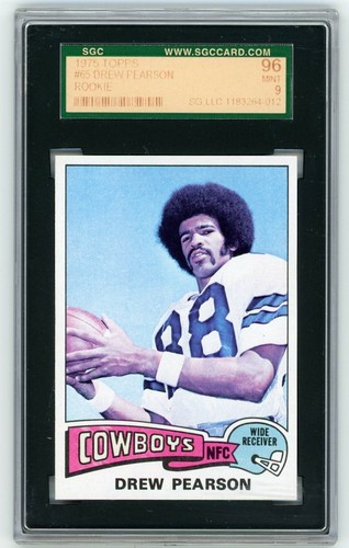 1975 Topps #65 DREW PEARSON "rookie" Card HOF - SGC 9 | eBay