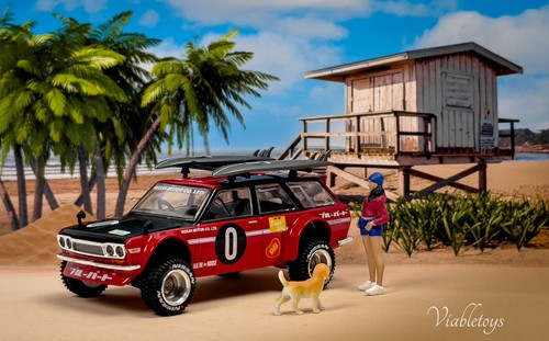 1/64 Scale Paper Pop Up Diorama Photo Prop Display For Diecast Vehicles ...