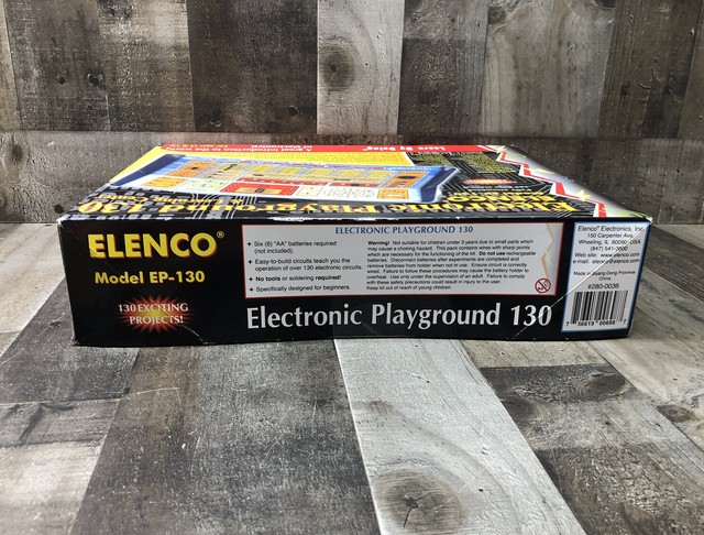 Elenco EP-130 130 in 1 Electronic Playground and Learning Center for ...