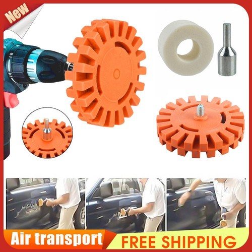 4inch Car Decal and Car Sticker Remover Rubber Power Drill Attachment ...