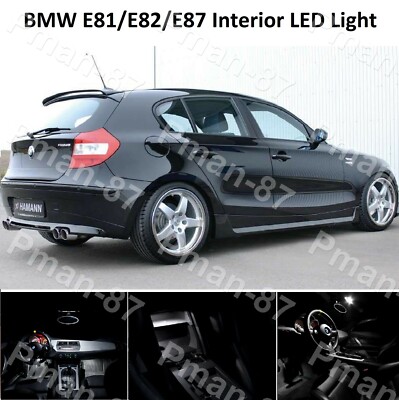 DELUXE BMW E81 E82 E87 1 SERIES SALOON LED INTERIOR UPGRADE KIT SET ...