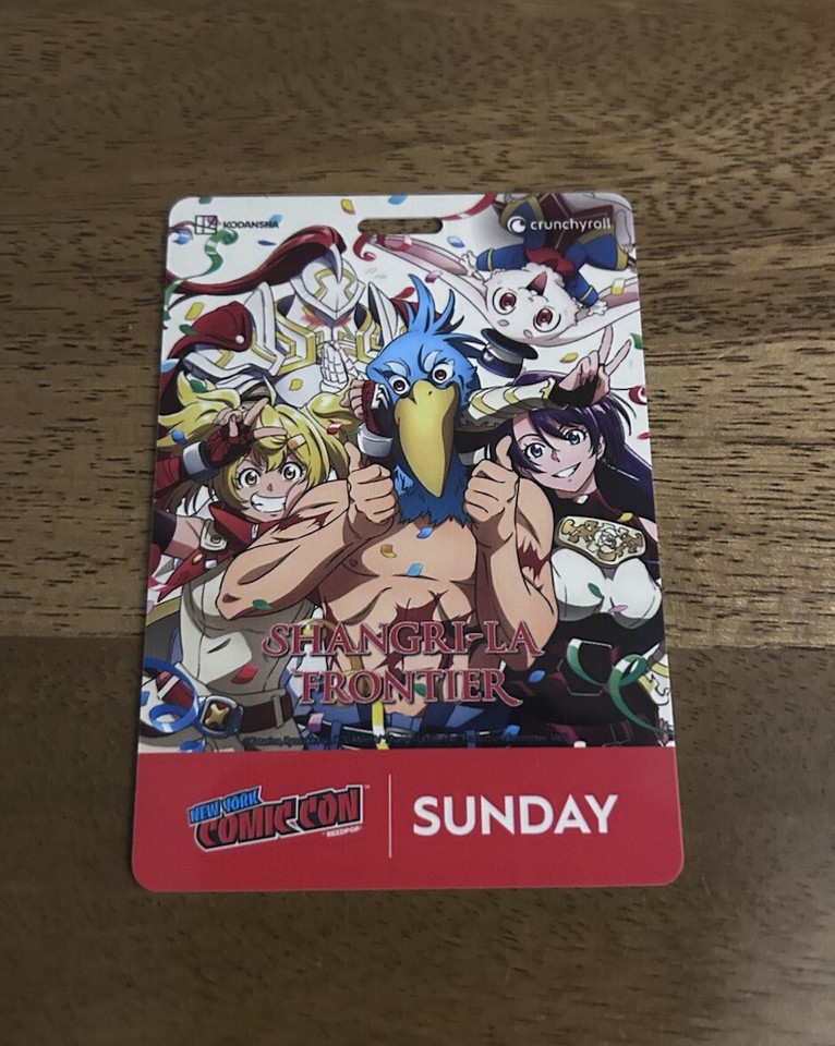 NYCC Tickets SUNDAY 2024 Badge New York Comic Con Pass October 20 ...