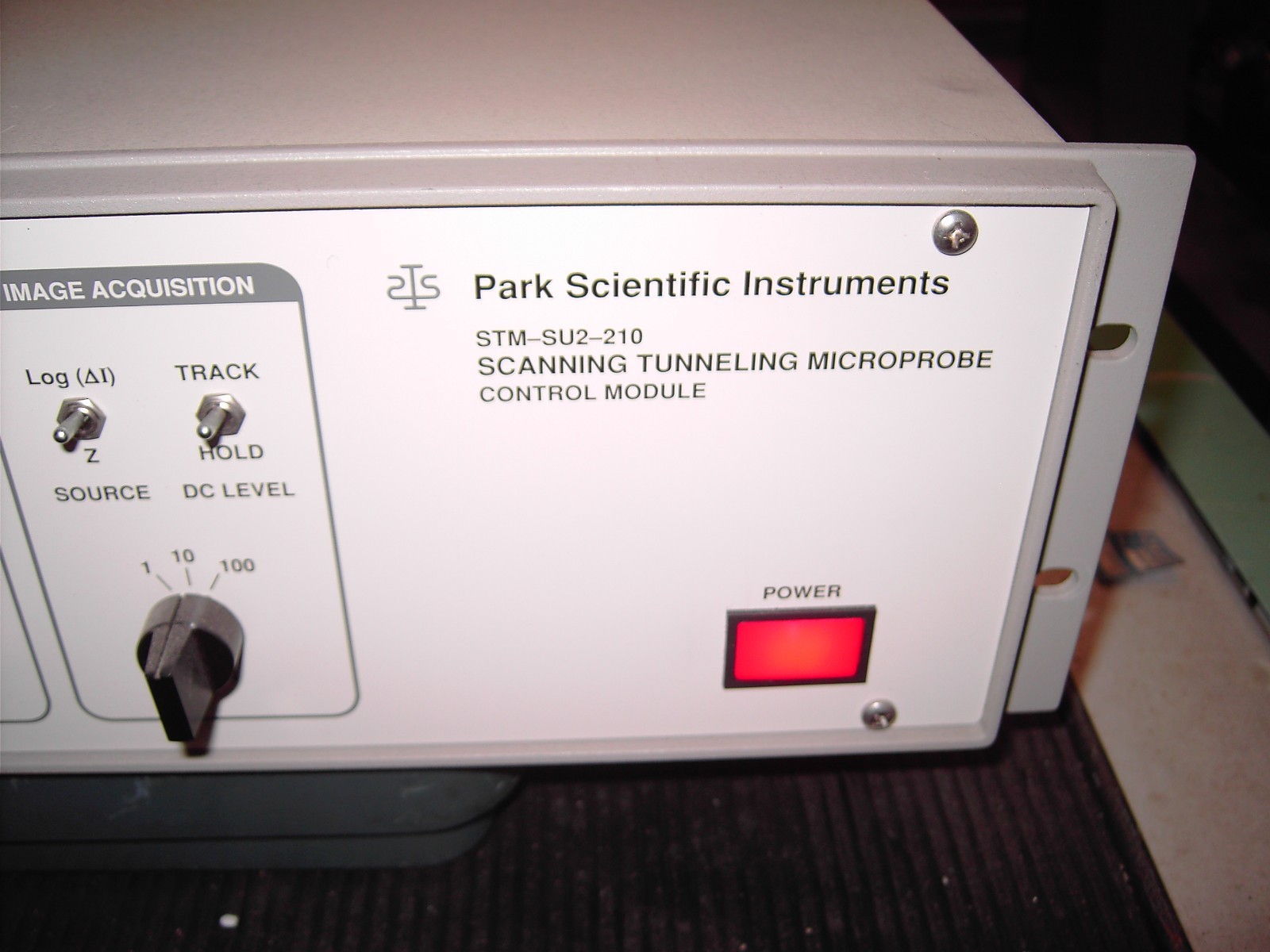 Park Scientific Instruments Scanning Tunneling Microprobe Control ...