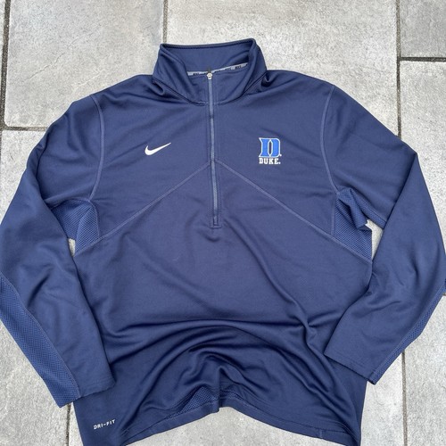 Nike Dri Fit Duke Blue Devils Football Full Zip Jacket XL | eBay