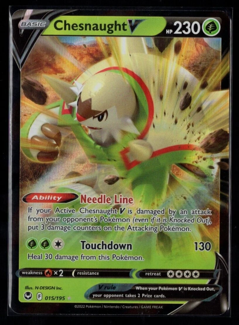 Pokemon Mega Chesnaught Card