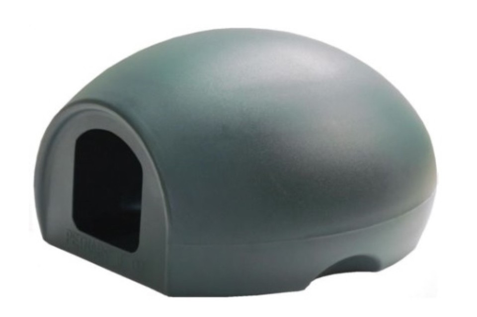 Cat Bed HEATED- pet outdoor plastic cat pod sun shelter kennel house ...