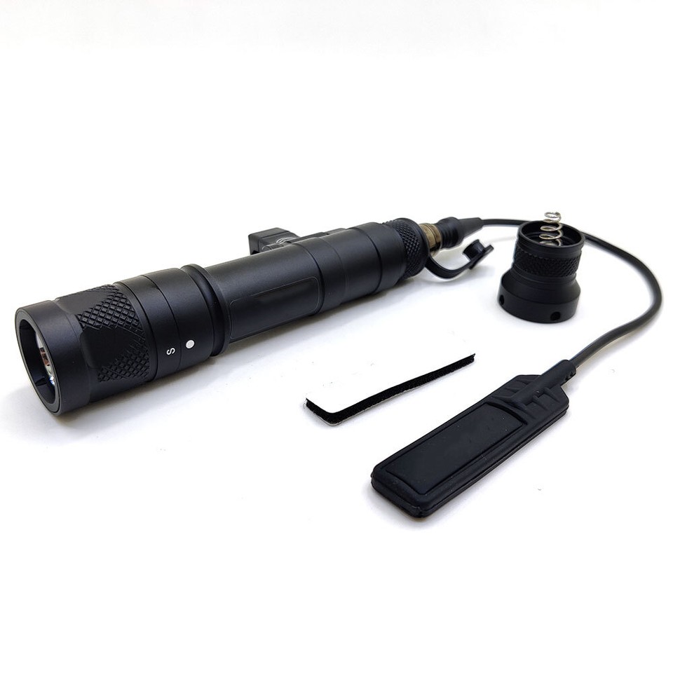 M640V-DF Tactical Flashlight 1200lm LED Rifle w/Picatinny Mlok Rail ...