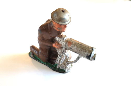Barclay Toy Soldier 1304 Kneeling Machine Gunner (B11) | eBay