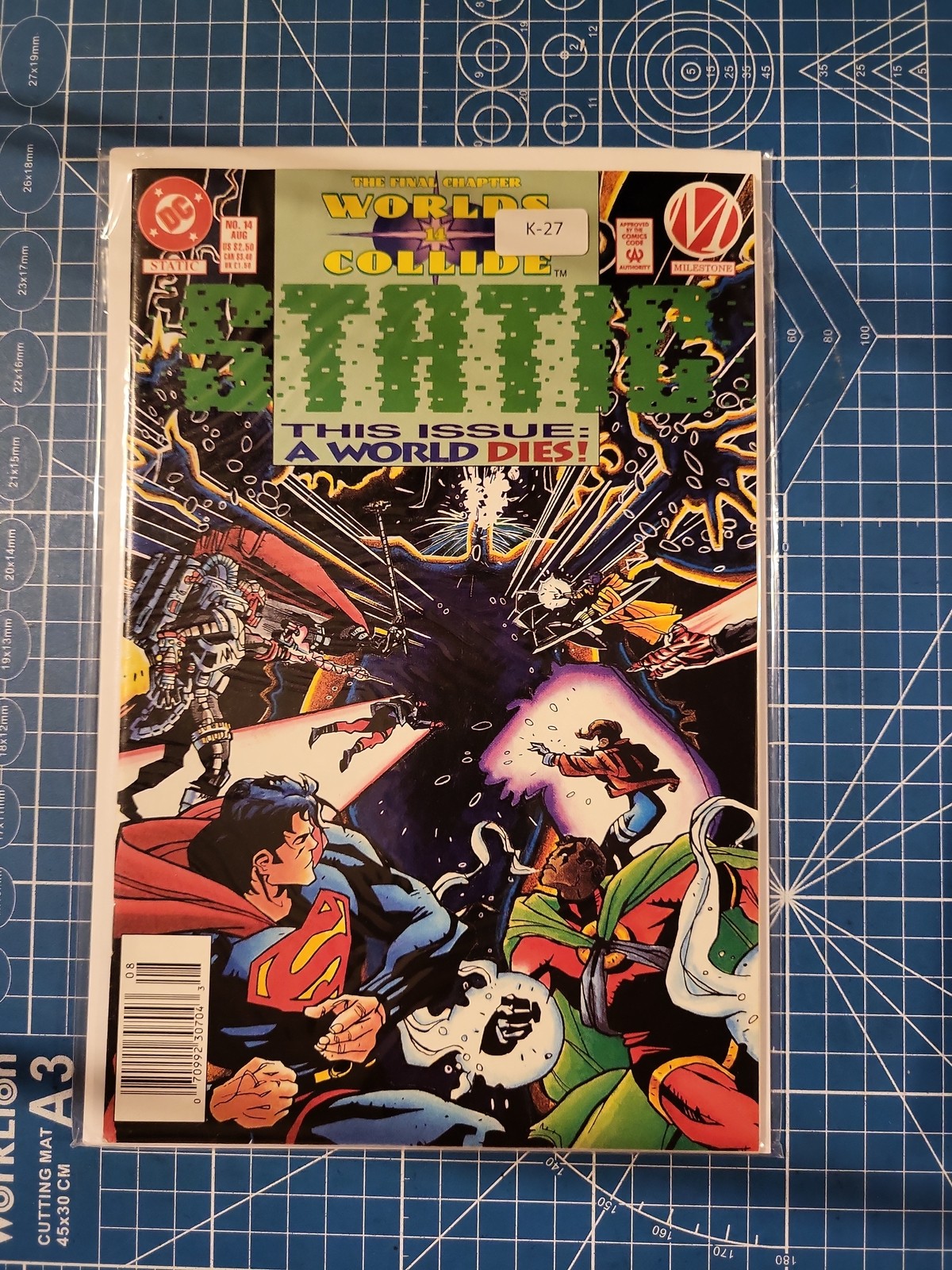STATIC #14 9.0+ NEWSSTAND MILESTONE COMIC BOOK K-27 | eBay